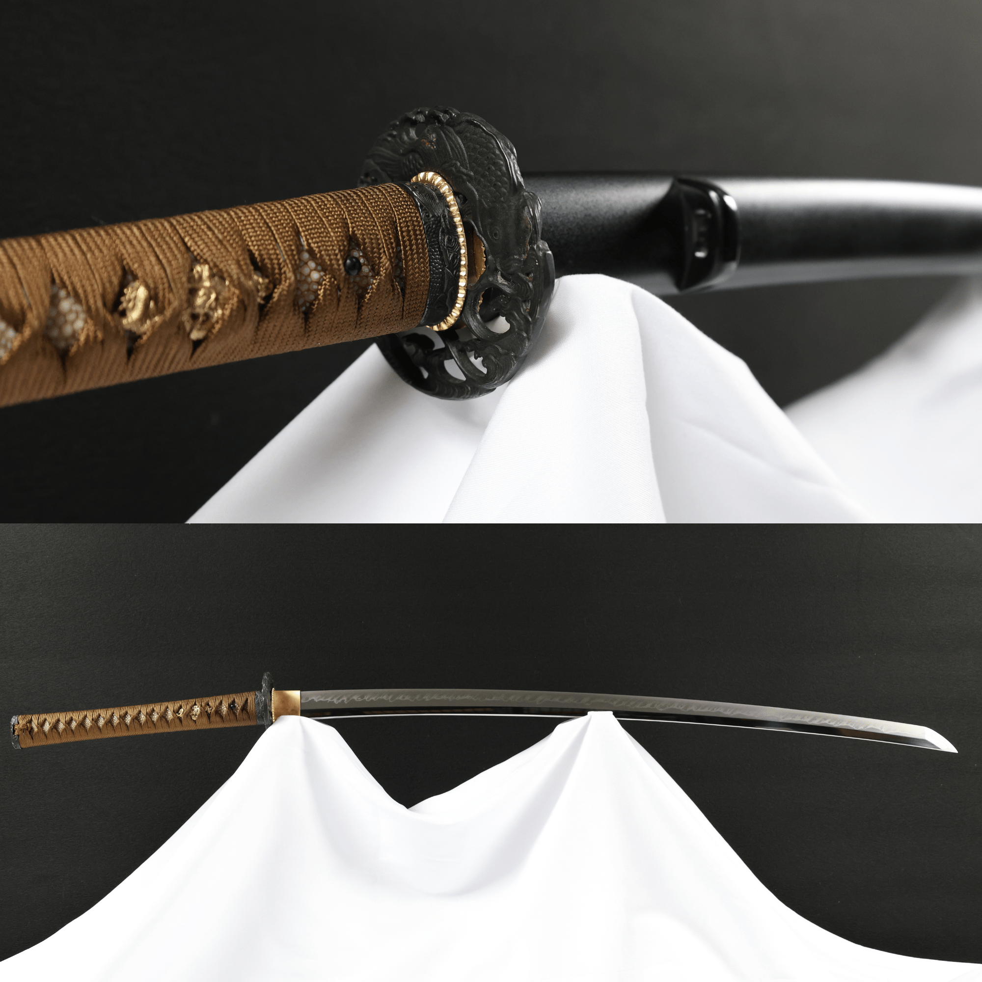 Katana Koi Stone Maru Blade Suiboku Koshirae 锦石 | TangGu Sword